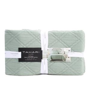 Tahari | Bedding | Tahari Hometeagan Stonewash Quilt Set | Poshmark